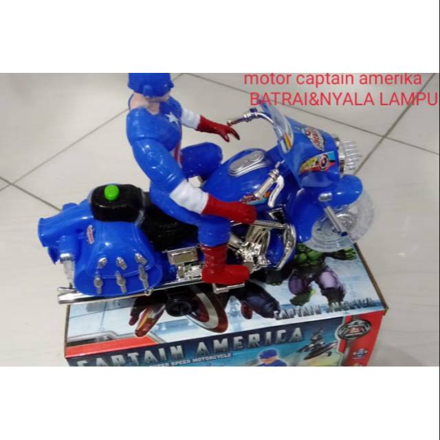 Jual Mainan motor captain america | Shopee Indonesia
