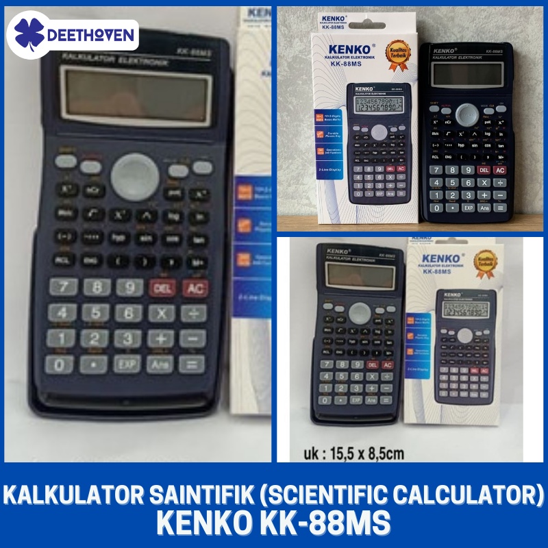 Jual KALKULATOR SAINTIFIK (SCIENTIFIC CALCULATOR) KENKO KK-88MS ...