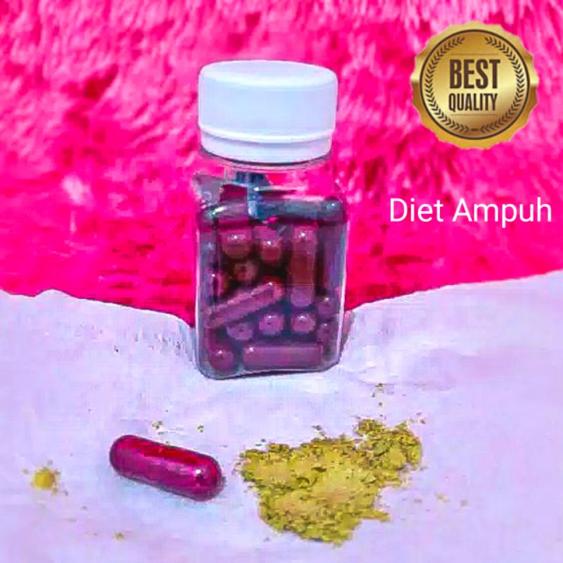 Jual PELANGSING BADAN Obat diet Ampuh Kapsul Merah maroon | Shopee ...