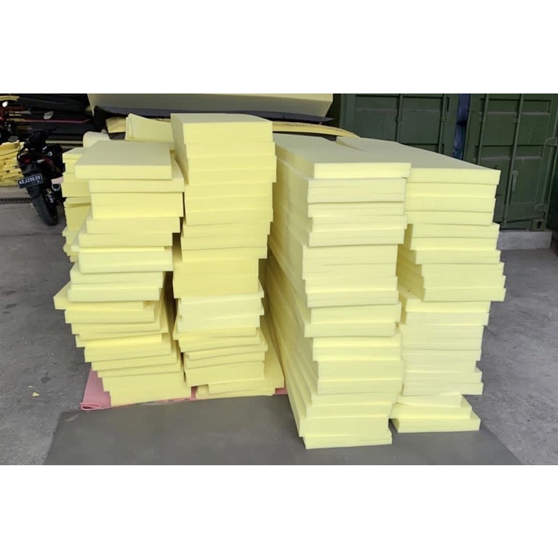 Jual Busa Lembaran 100x60x1 cm PU Foam Sponge Spon Density 25 Kuning ...