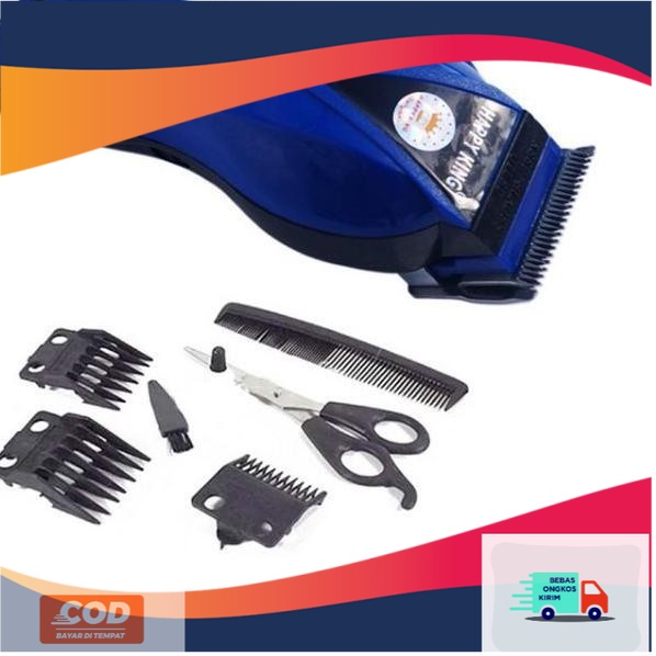 Jual Mesin Alat cukur rambut listrik terbaik happy king HK-900 potong ...