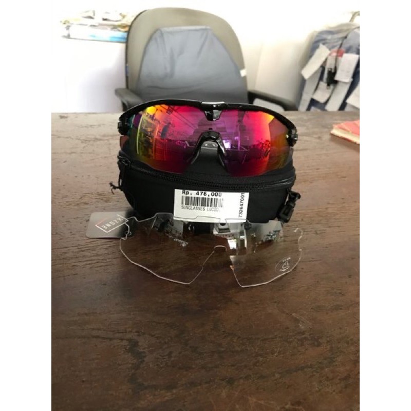 Jual Kacamata Sepeda Xzone Lucio Black | Shopee Indonesia