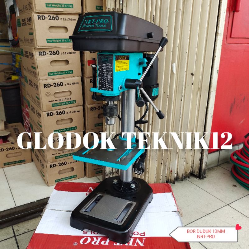 Jual BOR DUDUK 13MM NRT-PRO / BENCH DRILL NRT PRO 13MM / MESIN BOR ...