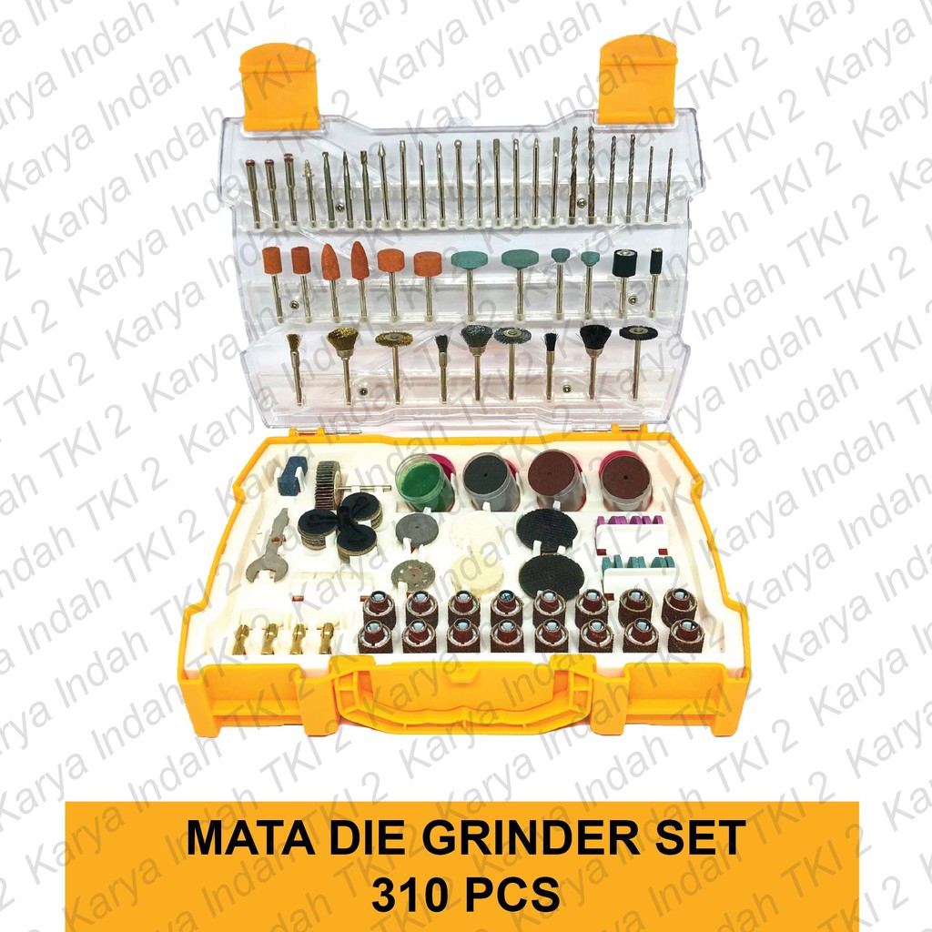Jual Mata Mini Die Grinder Set 310 Pcs Mata Bor Mesin Tuner 3 mm ...