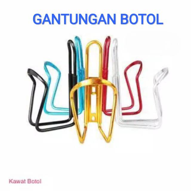 Jual Tempat Botol Gantungan Botol Kawat Botol Sepeda Motor BESI Full ...