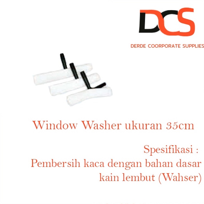 Jual Wiper Pembersih Kaca - Window Washer ukuran 35cm Kualitas import ...