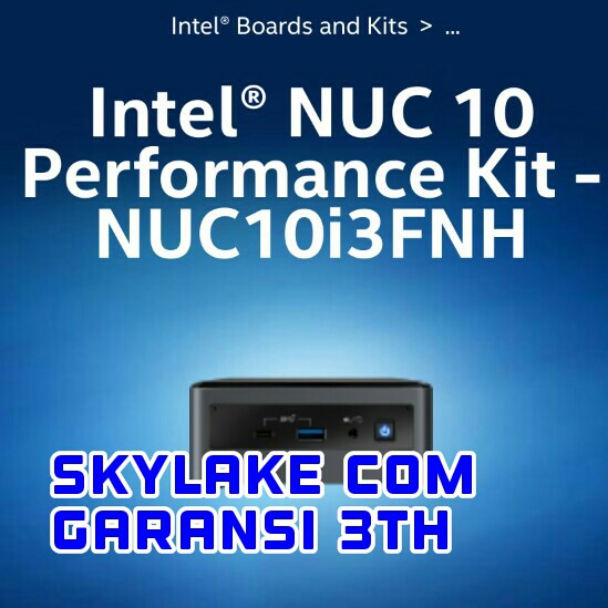 Jual MINI PC INTEL NUC10i3FNH / NUC10 I3FNH / NUC 10i3FNH KIT (BAREBONE ...