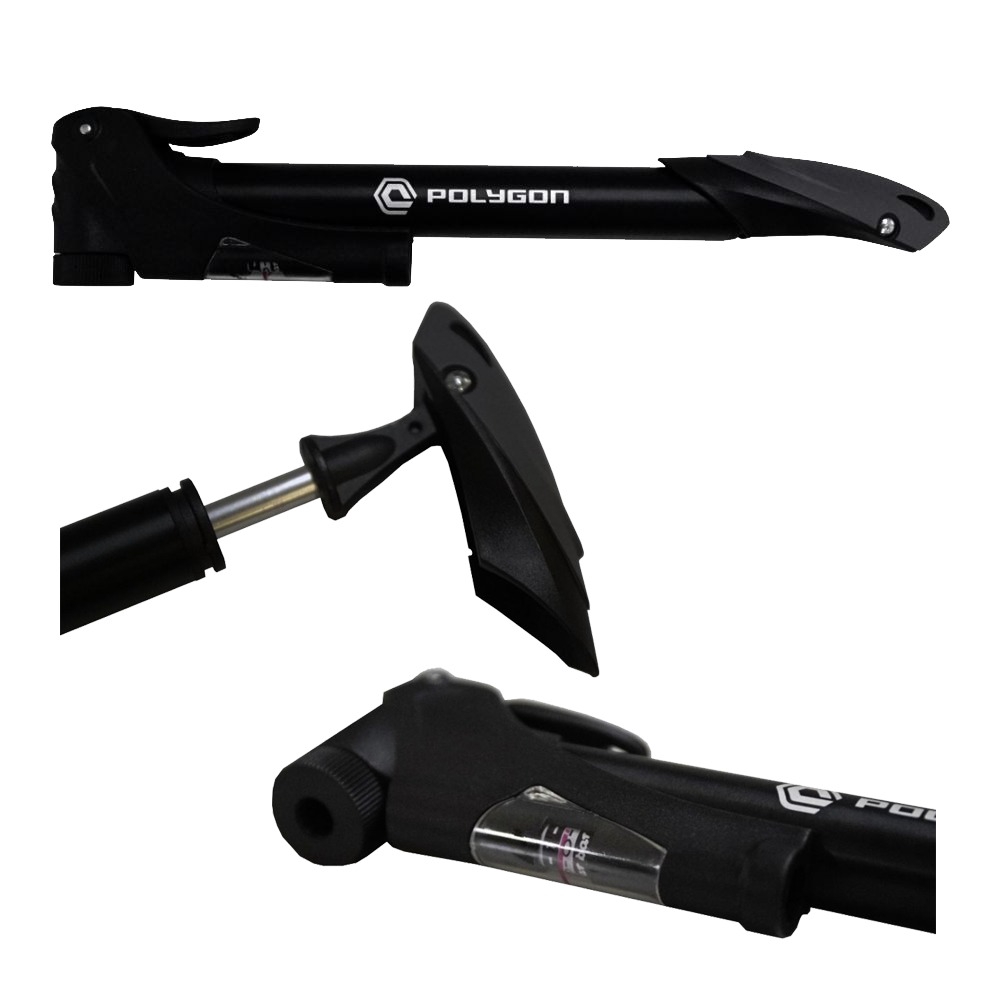 Jual Pompa Sepeda - Polygon Pompa Mini Air Maxi w/Gauge | Shopee Indonesia