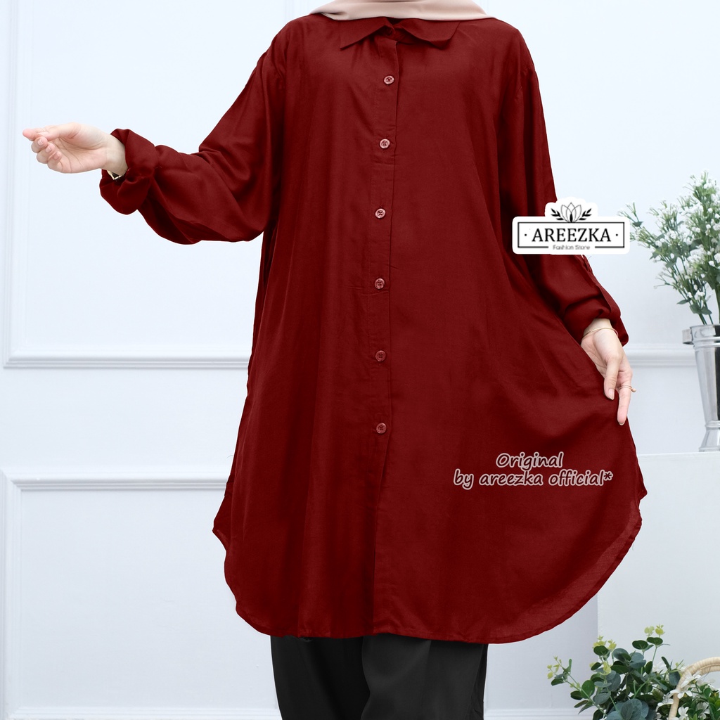 Jual El Waqia Tunik Katun Rayon Premium | Shopee Indonesia