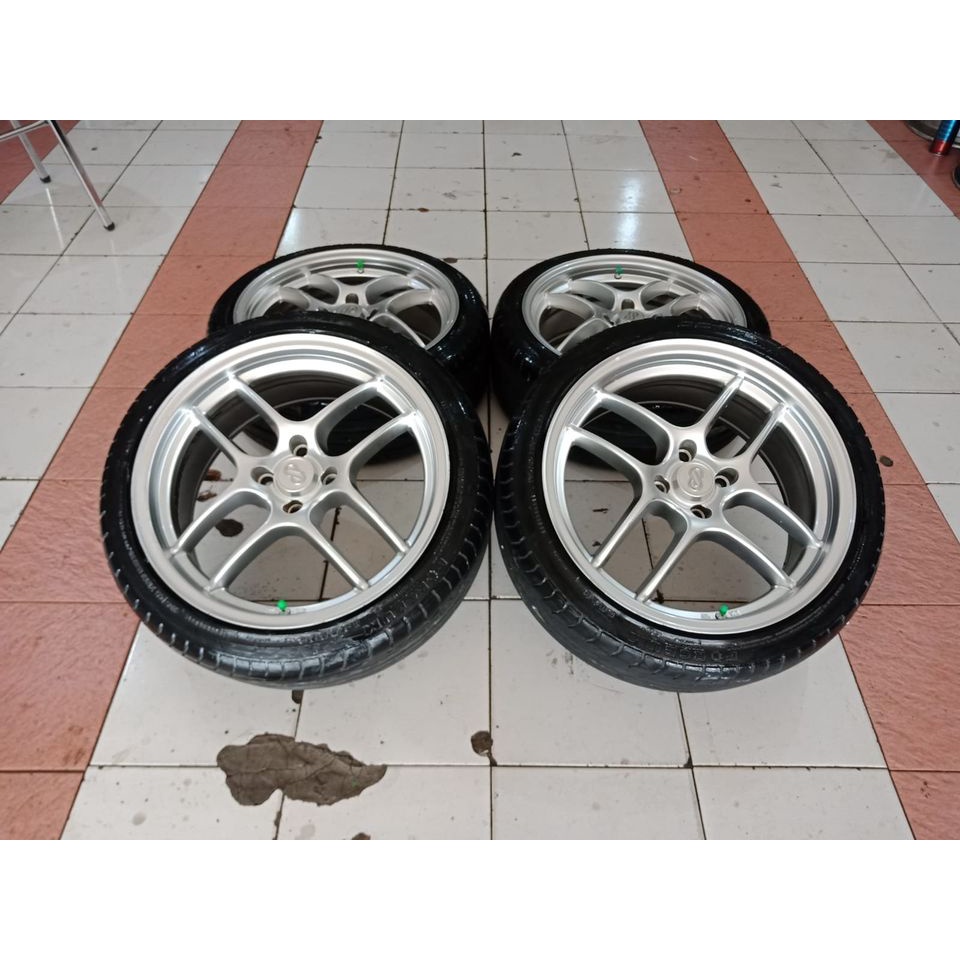 Jual Velg Mobil Bekas Racing Enkei Tuning Ring17 Baut 4x100 Buat Jazz Yaris Brio Vios Mobilio ...