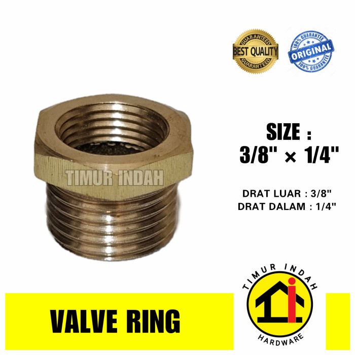 Jual Valve Ring / Verlop ring 3/8” x 1/4” - KUNINGAN | Shopee Indonesia