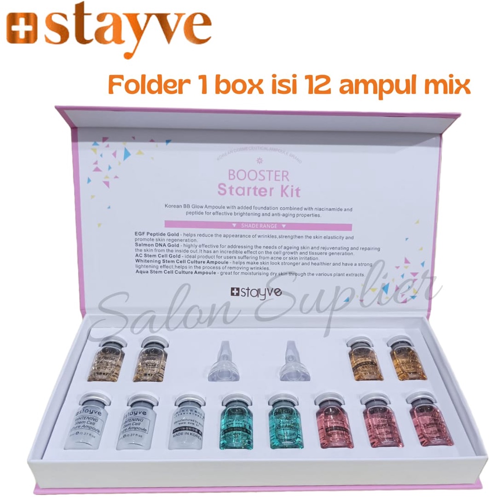 Jual (COD BISA) STAYVE BB GLOW STARTER KIT & BOOSTER STARTER KIT WITH ...