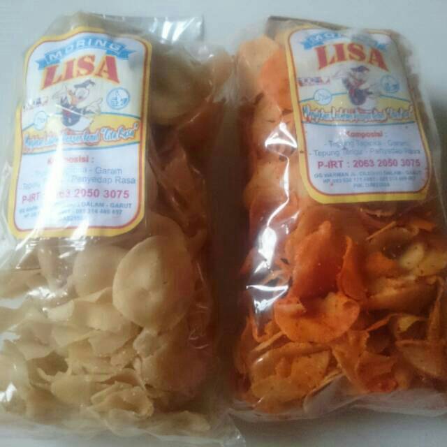 Jual Moring Lisa (LEBIH TIPIS & LEBIH KRIUK) Keripik Cimol Kering ...
