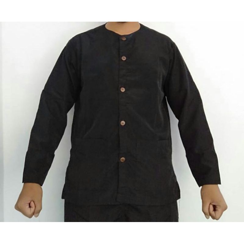 Jual Baju Pangsi Salontreng Dewasa Hitam Tradisional Ukuran S M L XL ...