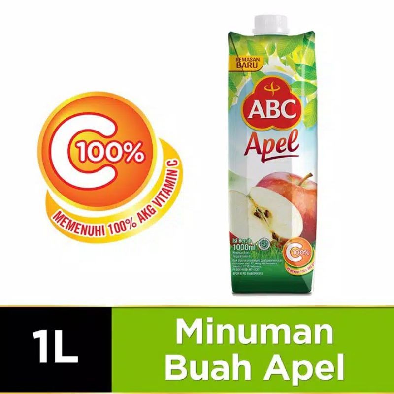 Jual ABC jus apel Tetra 1 liter | Shopee Indonesia