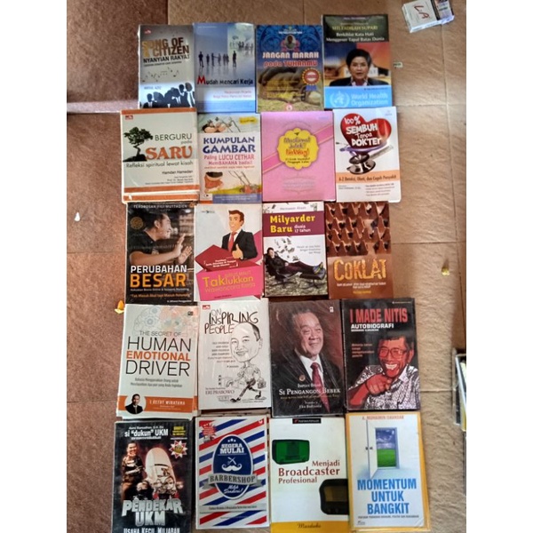 Jual OBRAL BUKU MOTIVASI // PENGEMBANGAN DIRI // INSPIRASI // SELF IMPROVEMENT // BISNIS ...