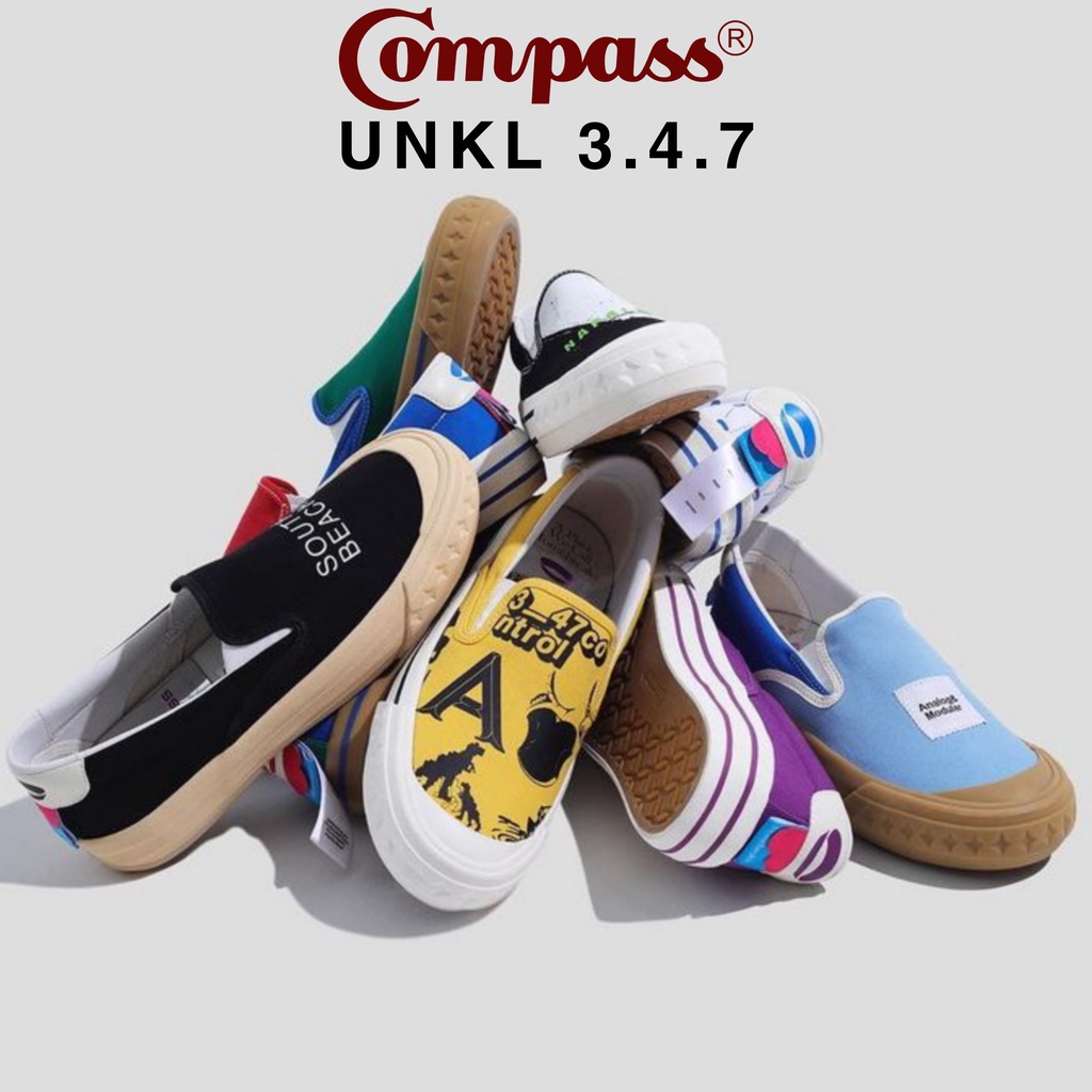 Jual [ORIGINAL] Compass Retrograde Low / Slip-On UNKL347 - Quarter of a ...