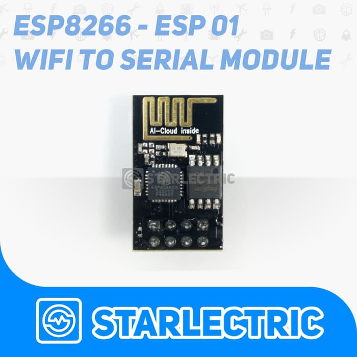 Jual Ready Stok ESP8266 ESP 01 ESP01 Wifi Serial Module Berkualitas | Shopee Indonesia