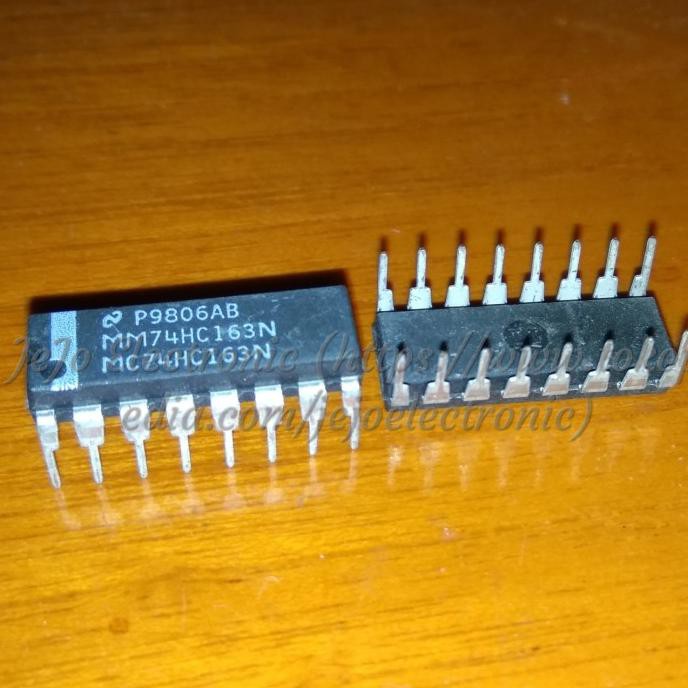 Jual NS 74HC163 Presetable Synchronous 4-bit Binary Counter JEJ00 ...