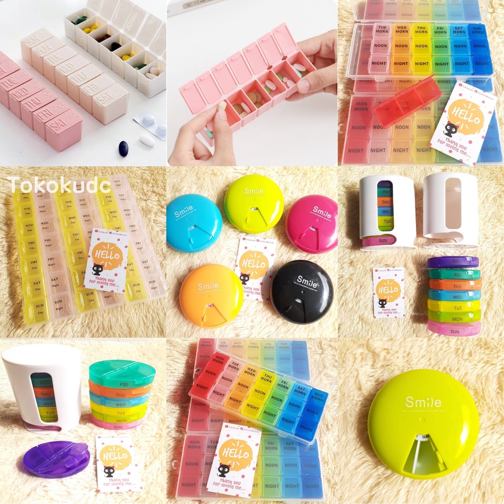 Jual MEDICINE BOX / KOTAK OBAT HARIAN | Shopee Indonesia