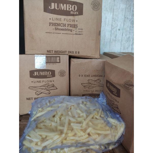 Jual Kentang Goreng Shoestring Jumbo Max 2kg | Shopee Indonesia