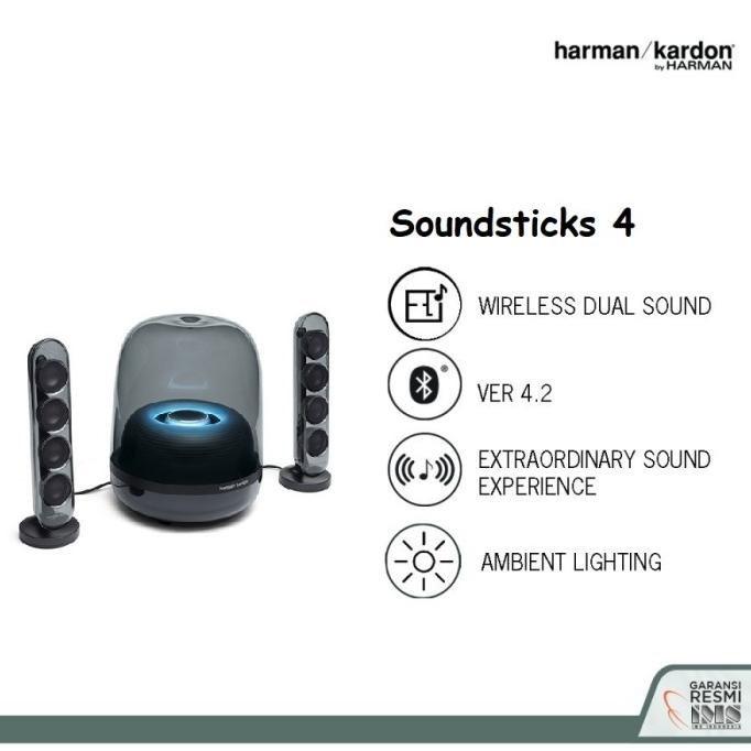Jual Harman Kardon Soundsticks 4 / Hk Soundstick 4 Bluetooth Speaker ...