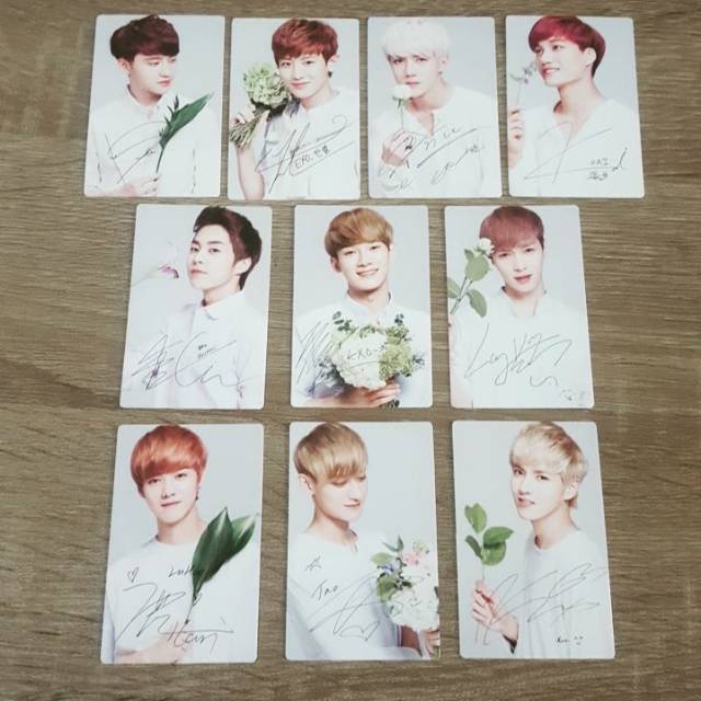 Jual Nature Republic Official Photocards (EXO & Luhan, Tao Kris ...