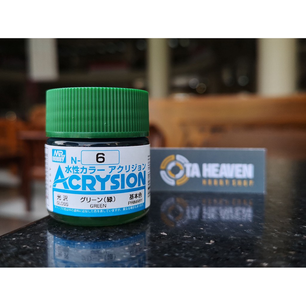 Jual Acrysion N 6 Green - Cat Gundam Model Kit Paint | Shopee Indonesia