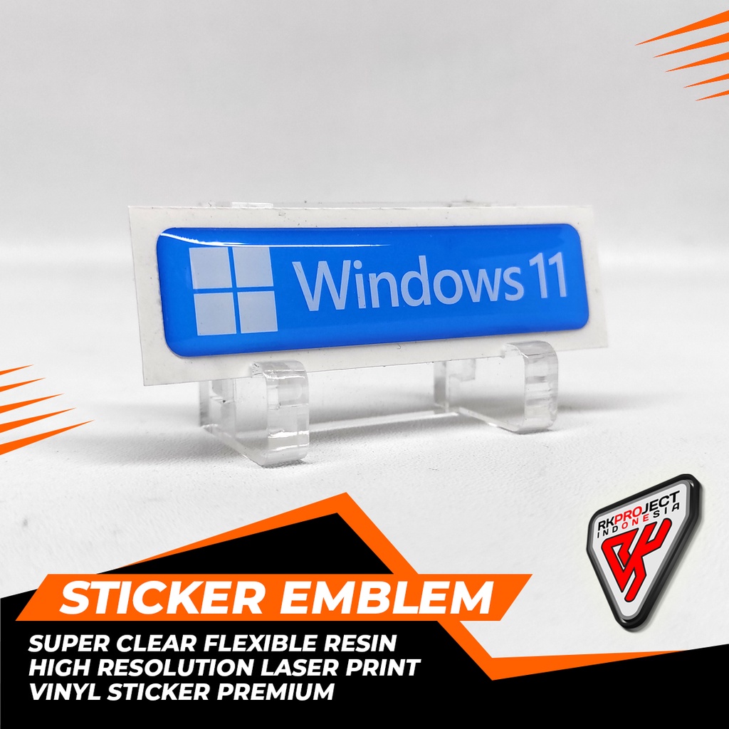 Jual WINDOWS 11 Sticker Timbul Emblem Resin Lentur | Shopee Indonesia