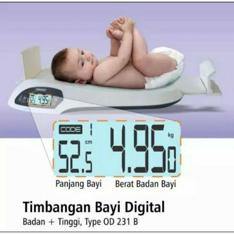 Jual Digital Beby scale merk OneMed | Shopee Indonesia