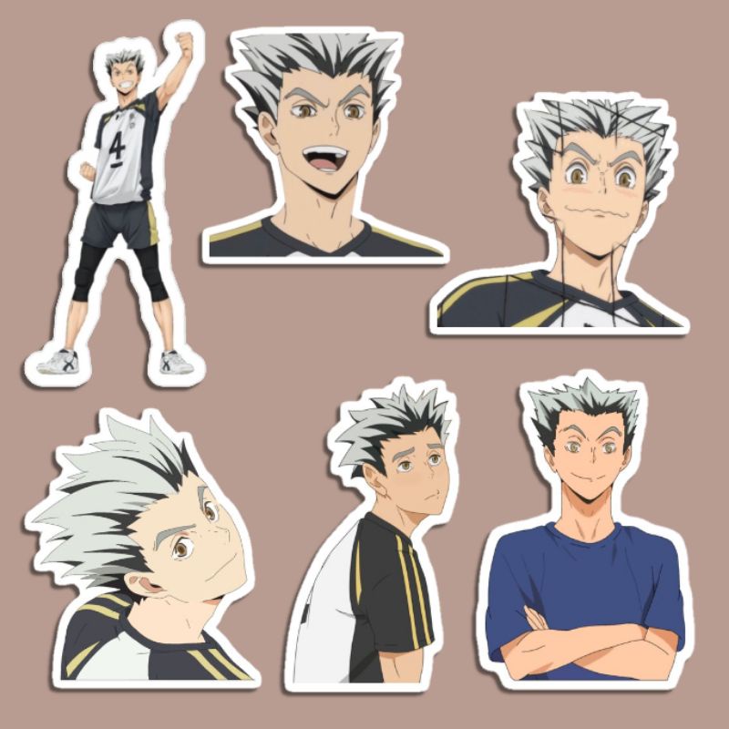 Jual Sticker Anime Haikyuu shoyo hinata kageyama tobio kenma kuro ...