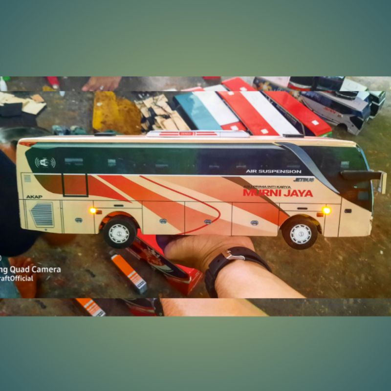 Jual Miniatur Bis Miniatur bus Murni Jaya jb3 Mobil Mainan Hadiah Kado ...