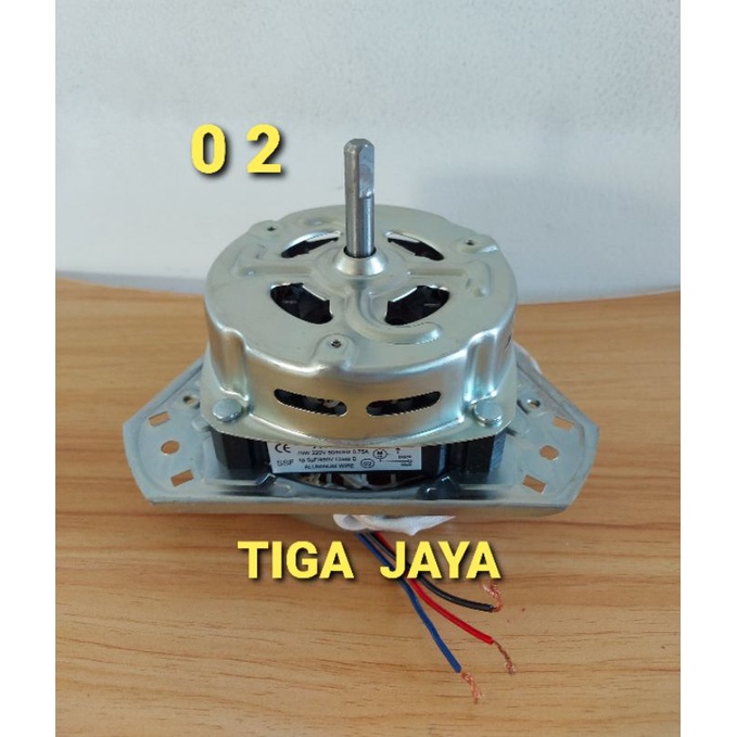 Jual Dinamo Pengering Spin Mesin Cuci Umum (02) Multi Kaki 3 Aluminium As 10 mm | Shopee Indonesia