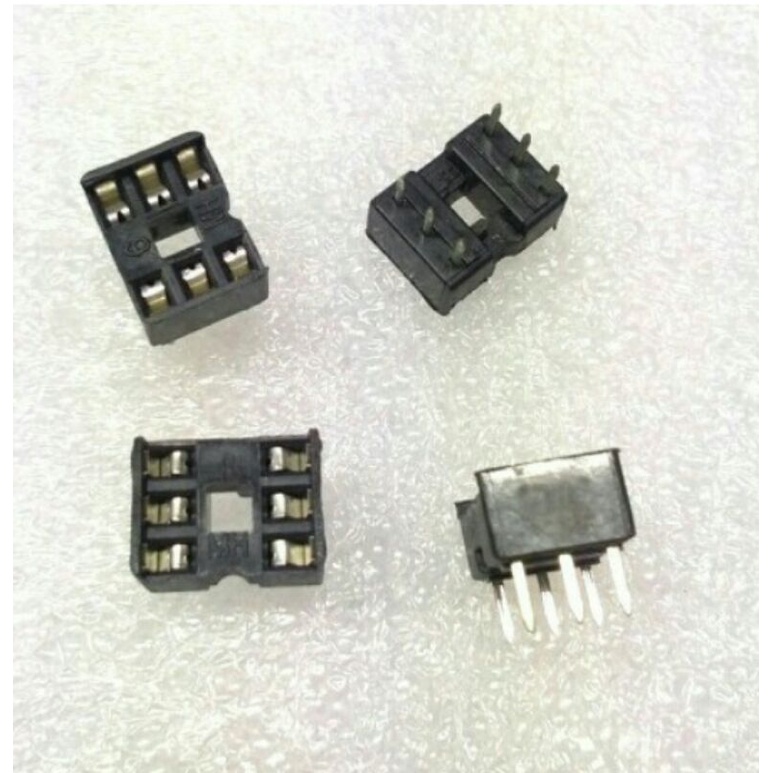 Jual Socket ic 6pin 6p Soket ic kaki 6 pin 2x3pin | Shopee Indonesia