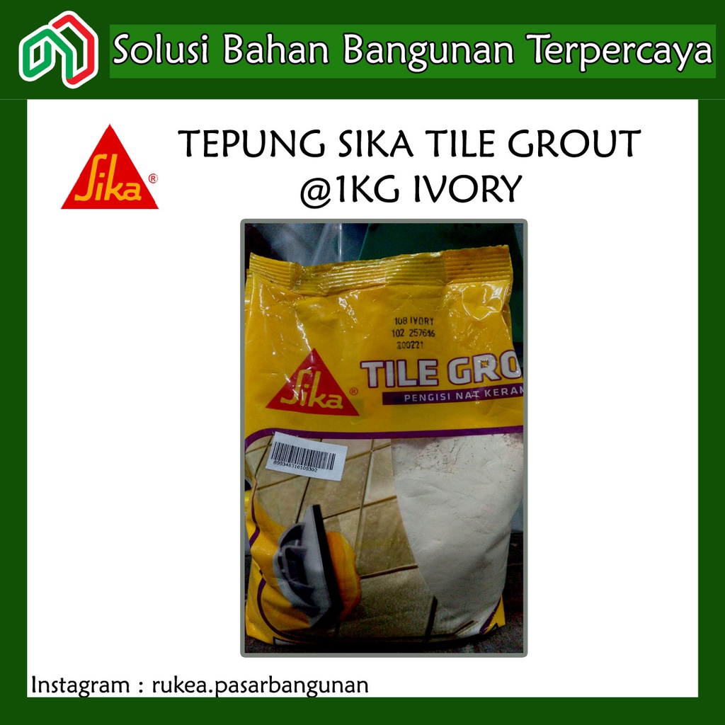 Jual TEPUNG SIKA TILE GROUT @1KG (PENGISI NAT KERAMIK ATAU GRANIT ...