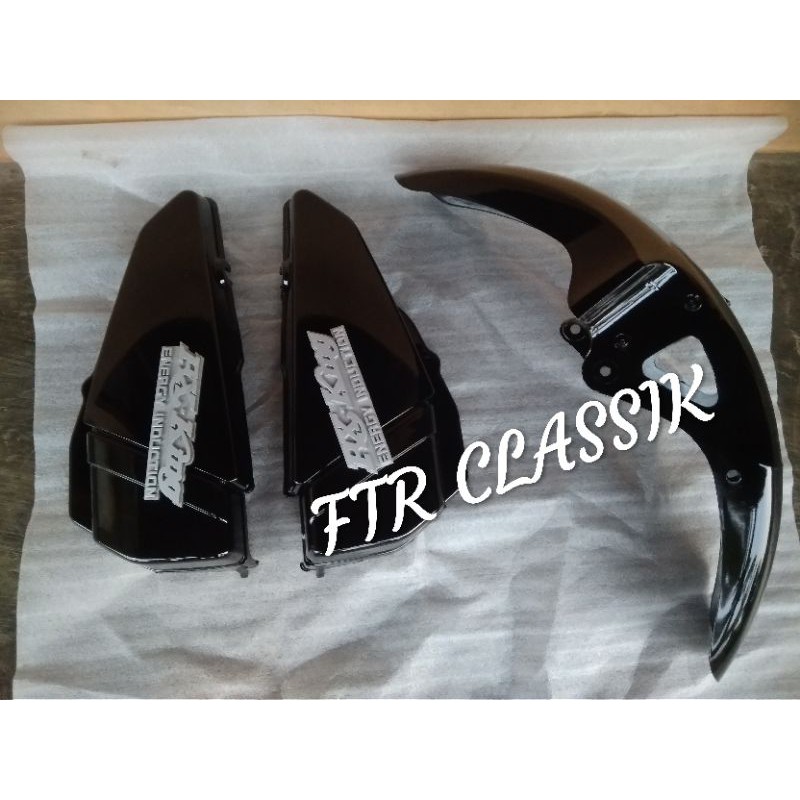 Jual Selebor spakbor depan Rx king king Hitam set Bok aki hitam polos ...