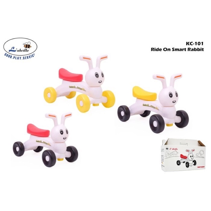 Jual Labeille Ride on Smart Rabbit KC 101 Balance Bike Sepeda anak empat roda mobilan anak ...
