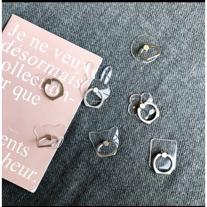 Jual I RING PREMIUM LUCU CUTE LEM KUAT BANYAK MOTIF TRANSPARAN GROSIR ...