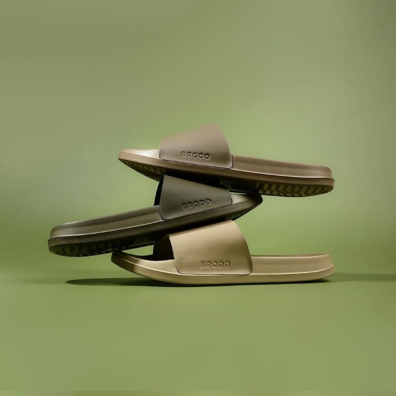 Jual Sandal Slide BRODO ORIGINAL PRIA - BROSLIDES Ardors Olive ...