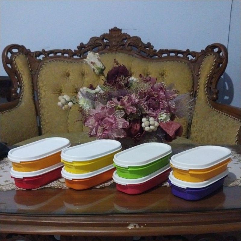 Jual Modular Mates Oval Tupperware (1 pc) / Smart Saver (1 pc) | Shopee ...