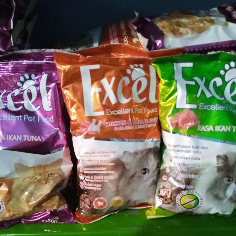 Jual EXCEL CAT FOOD 500GR | Shopee Indonesia