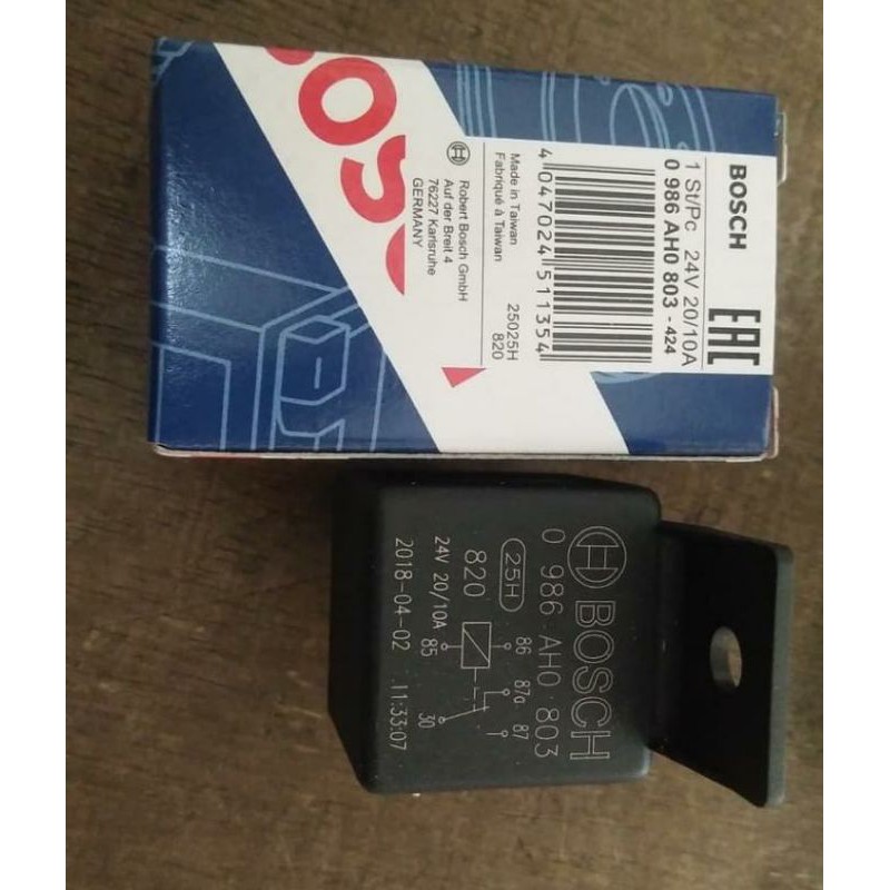 Jual Relay Bosch 24volt - 5 pin (87A) | Shopee Indonesia