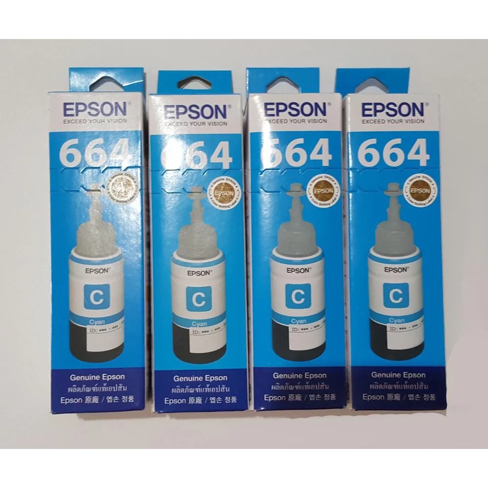 Jual Tinta Epson Original 664 Cyan | Shopee Indonesia