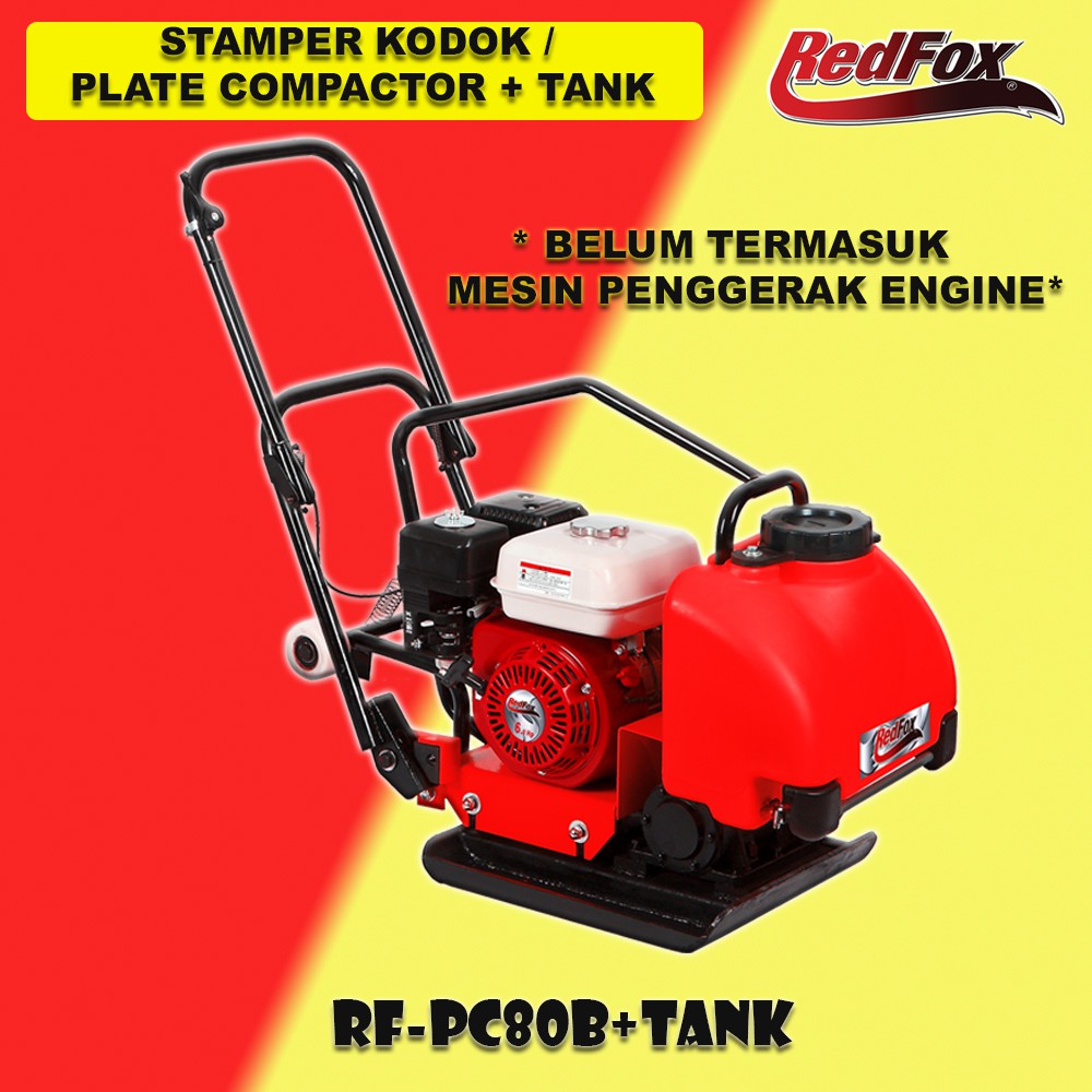 Jual PEMADAT TANAH/STAMPER KODOK/PLATE COMPACTOR+TANK RF-PC80B+TANK ...