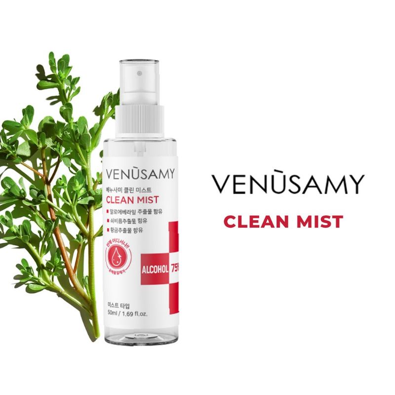 Jual Venusamy Clean Mist / Handsanitizer 100ml Botol Spray Made In ...