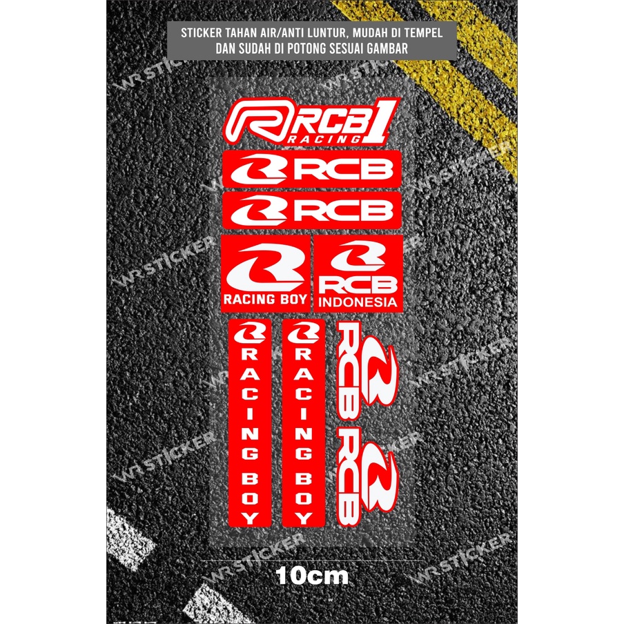 Jual Stiker Racing stiker cutting logo RCB satu set | Shopee Indonesia