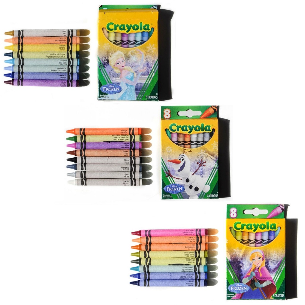 Jual Crayola Disney Princess Frozen Limited Edition Box Set 8 Crayons ...