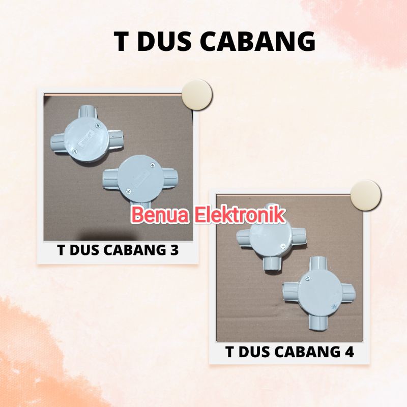 Jual Promo Tdus T Doos / Cross Doos TM Conduit 20mm LOKAL | Shopee ...