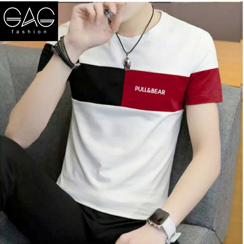 Jual Kaos Kombinasi PB Kotak kaos cotton 30s kaos untuk pria dan wanita ...