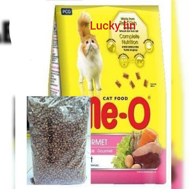 Jual Makanan kucing meo gourmet 1kg repack / me-o gourmet 1kg repack ...